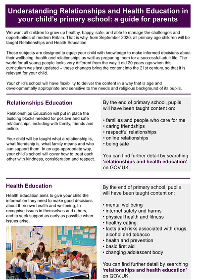 Parent Information - Philpots Manor School